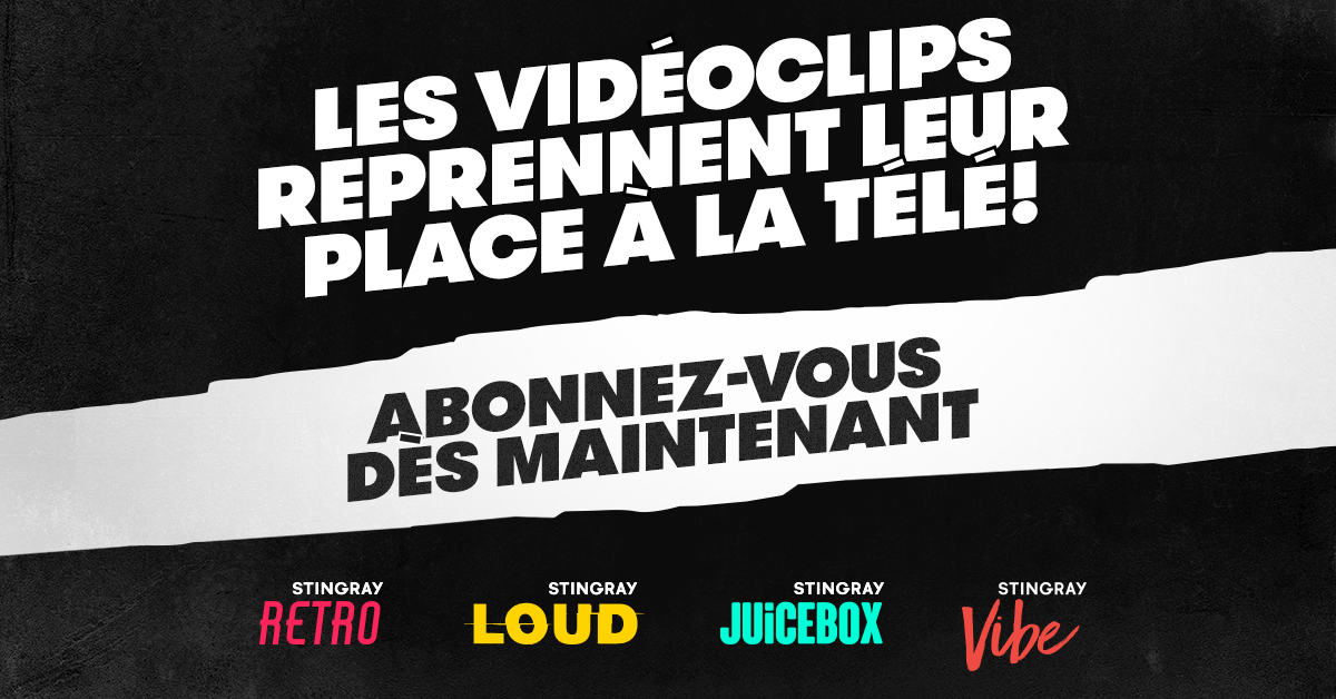 Grâce à Stingray, les vidéoclips reprennent leur place : à la télé!